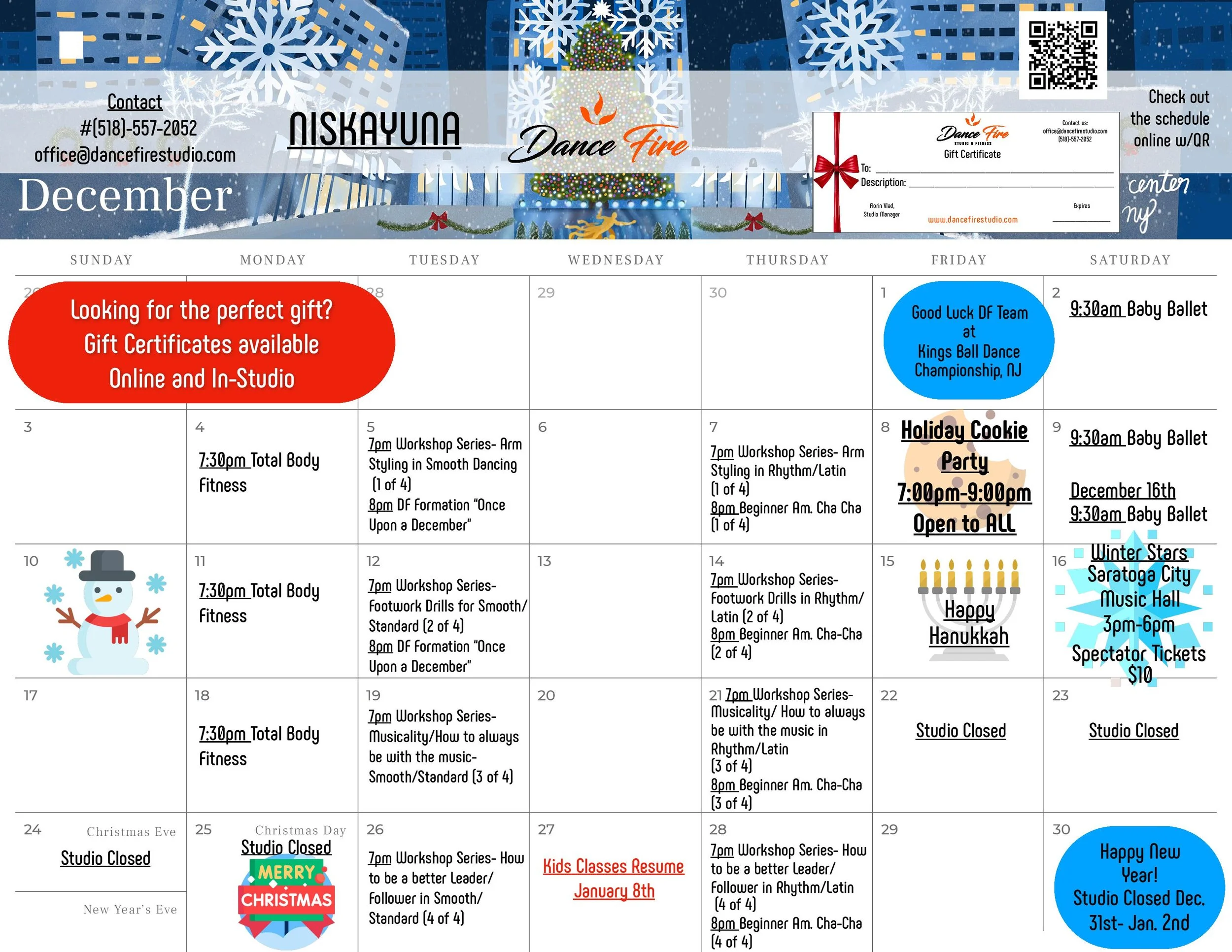 Schedule — Dance Fire Studio