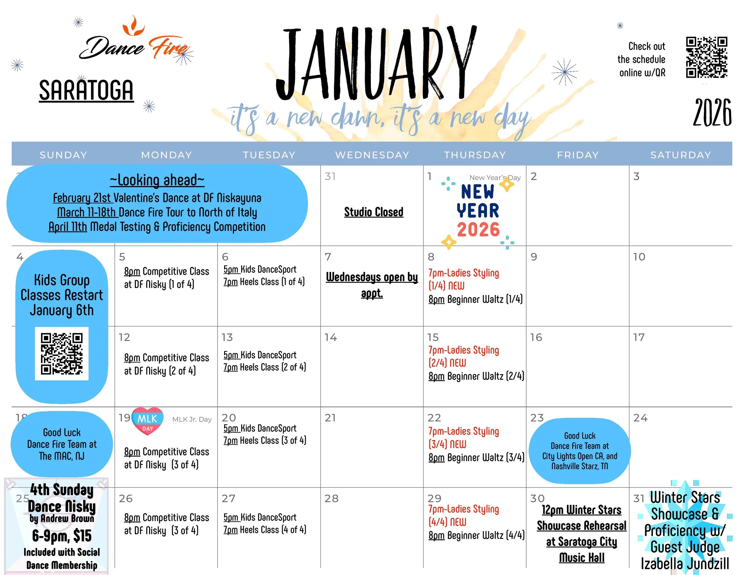Schedule — Dance Fire Studio