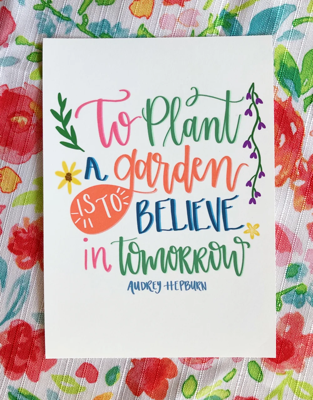 Happy Spring! Free Spring Printable — ECLetters | Maryland Calligrapher