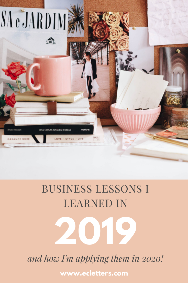 Business Lessons I Learned in 2019 — ECLetters | Maryland Calligrapher