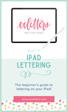 iPad Lettering for Beginners — ECLetters | Maryland Calligrapher