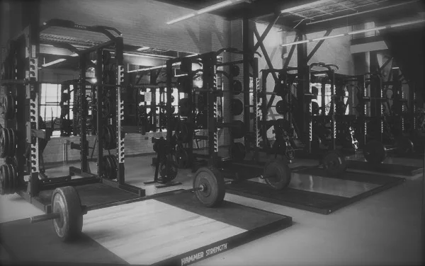 Weight Room Black And White