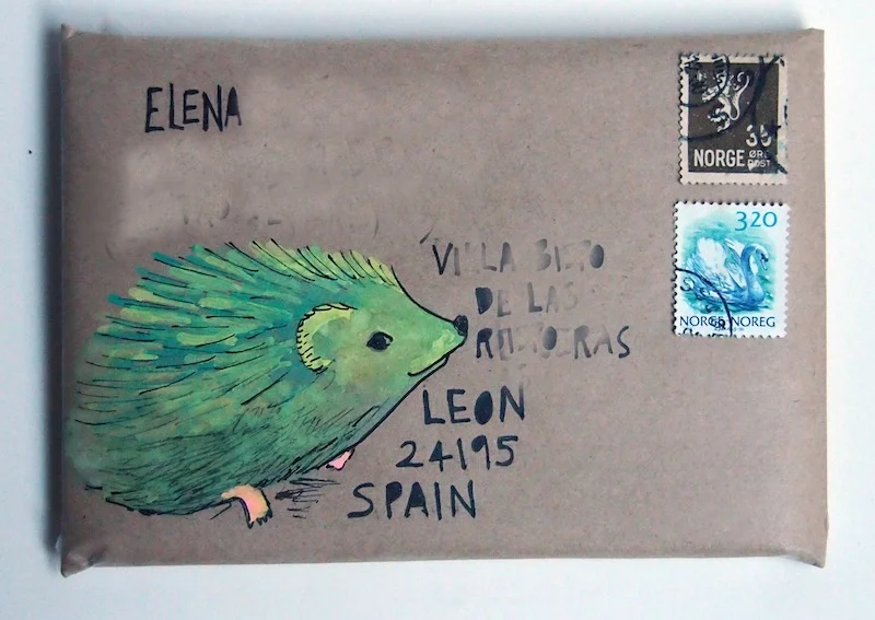 Outgoing mail art — Naomi Loves