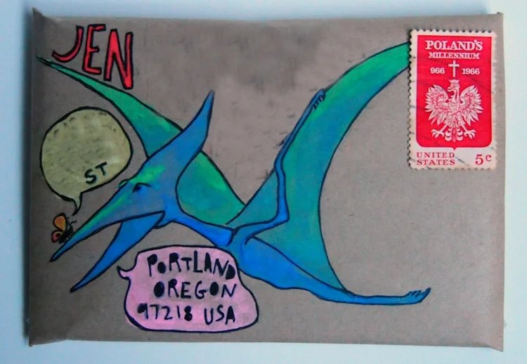Outgoing mail art — Naomi Loves