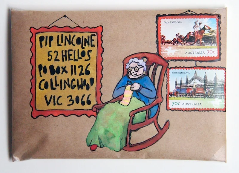 Outgoing mail art — Naomi Loves