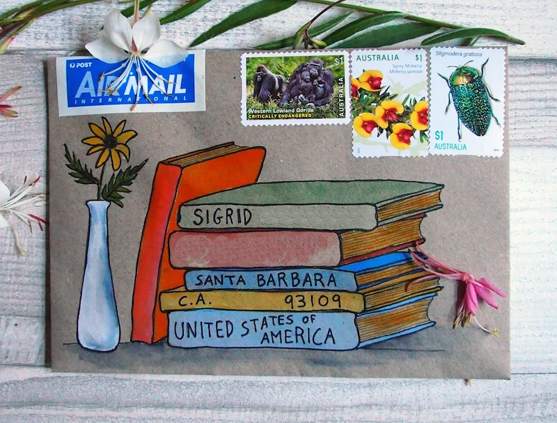 Mail art - my strange imagination — Naomi Loves