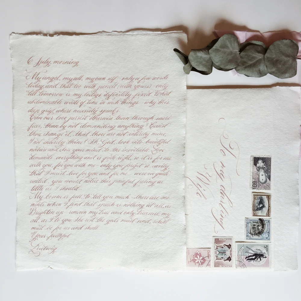 Handwritten love letters, proposal letters, wedding vows — EG Lettering ...