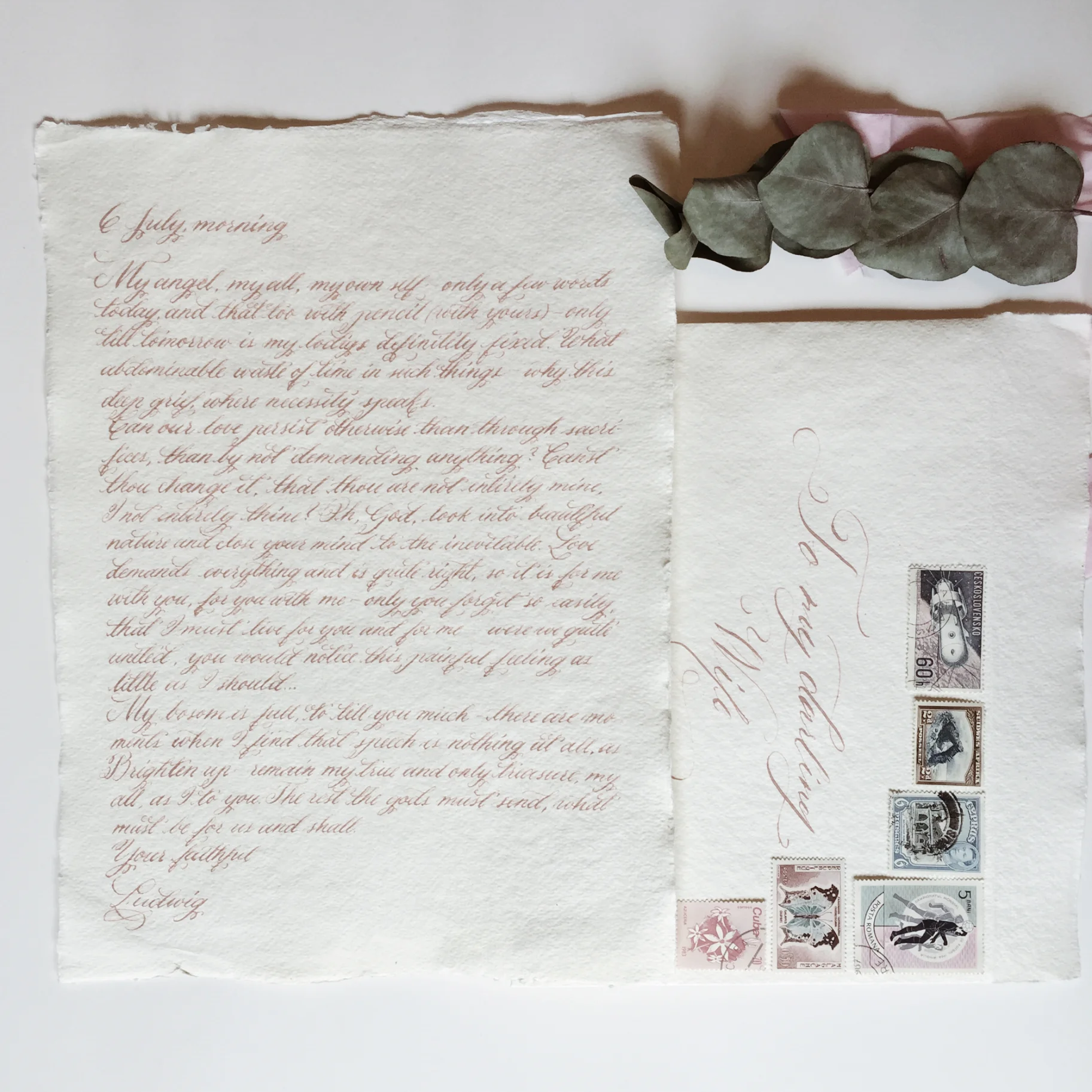 Handwritten love letters, proposal letters, wedding vows — EG Lettering ...
