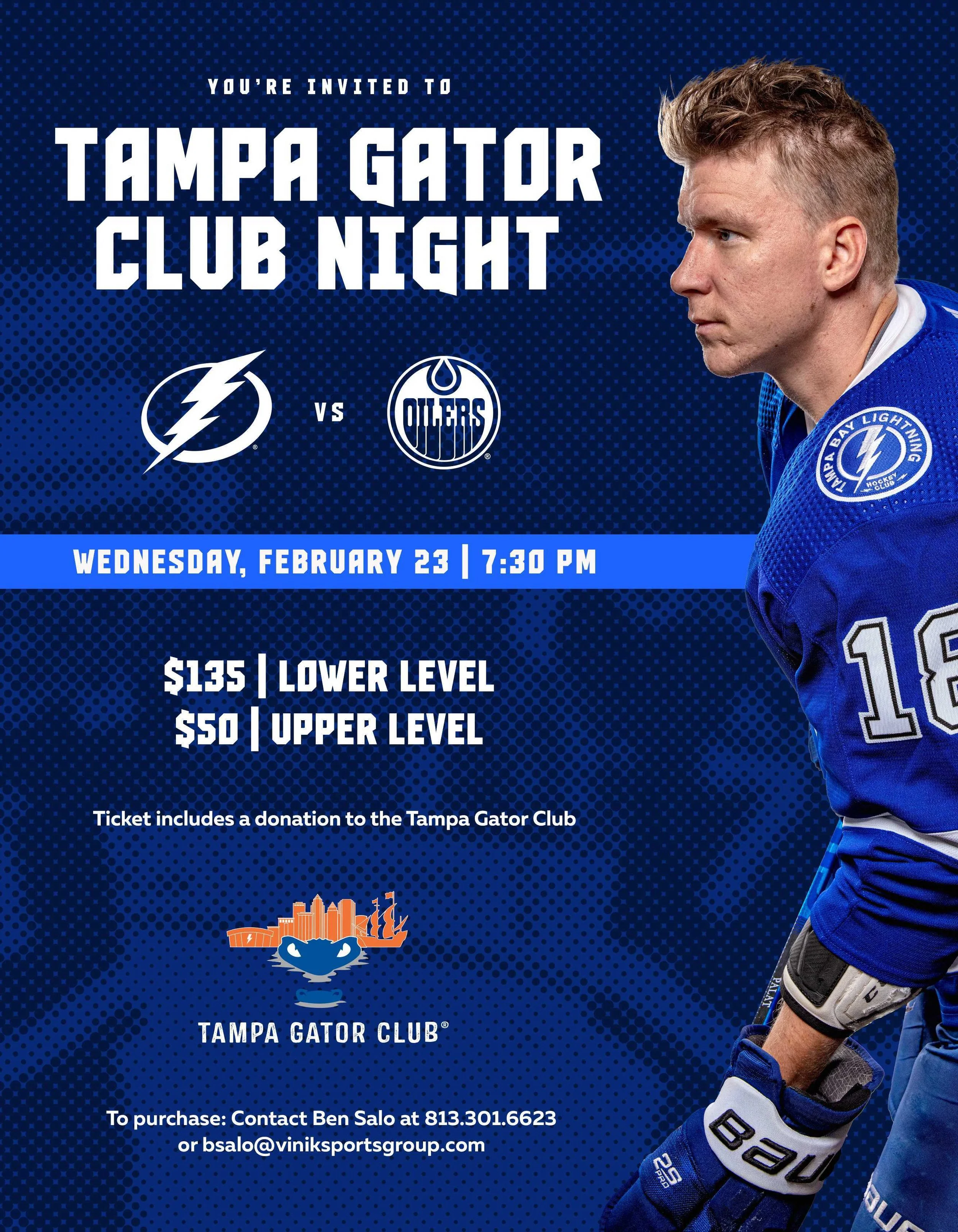 Tampa Gator Club Night with the Lightning — Tampa Gator Club