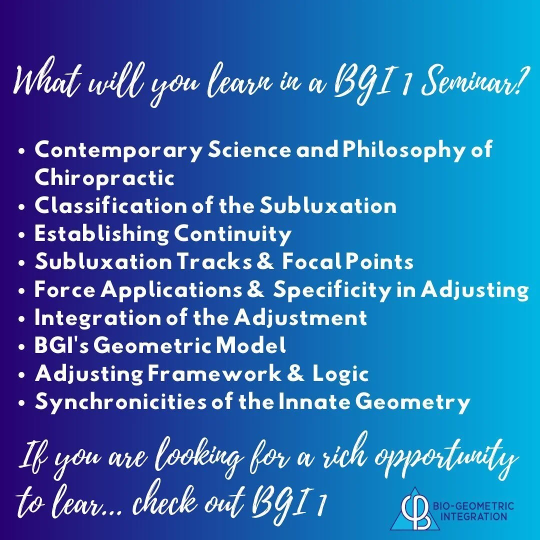 Original BGI 1 Welcome Letter - Written by Sue Brown, DC 1998 — Bio ...