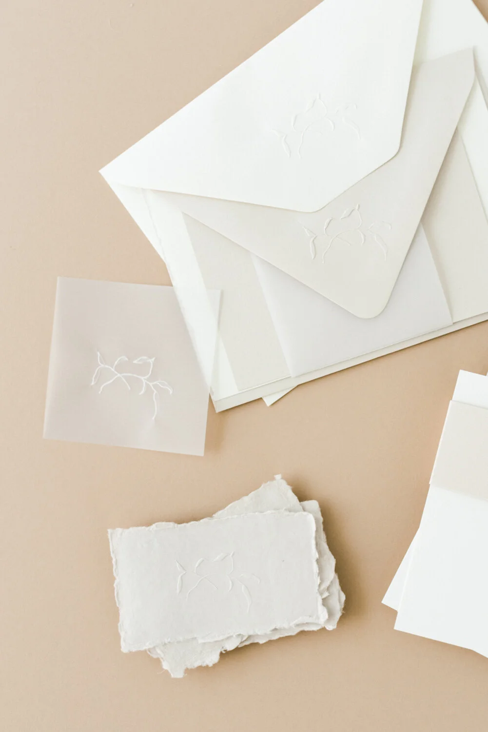 Design No.4 | Minimal Leaf Paper Embosser — Jenny Sanders