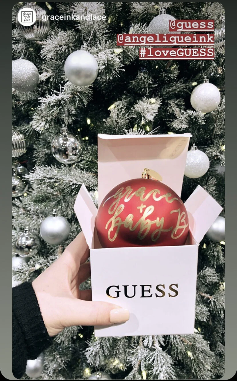 A Nationwide Live Calligraphy Activation - GUESS Inc — Angelique Ink