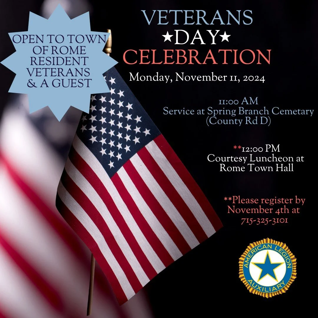 Upcoming Events — Visit Rome, WI