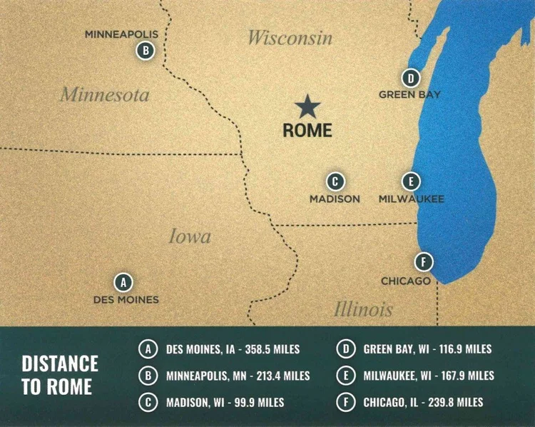 About — Visit Rome, WI