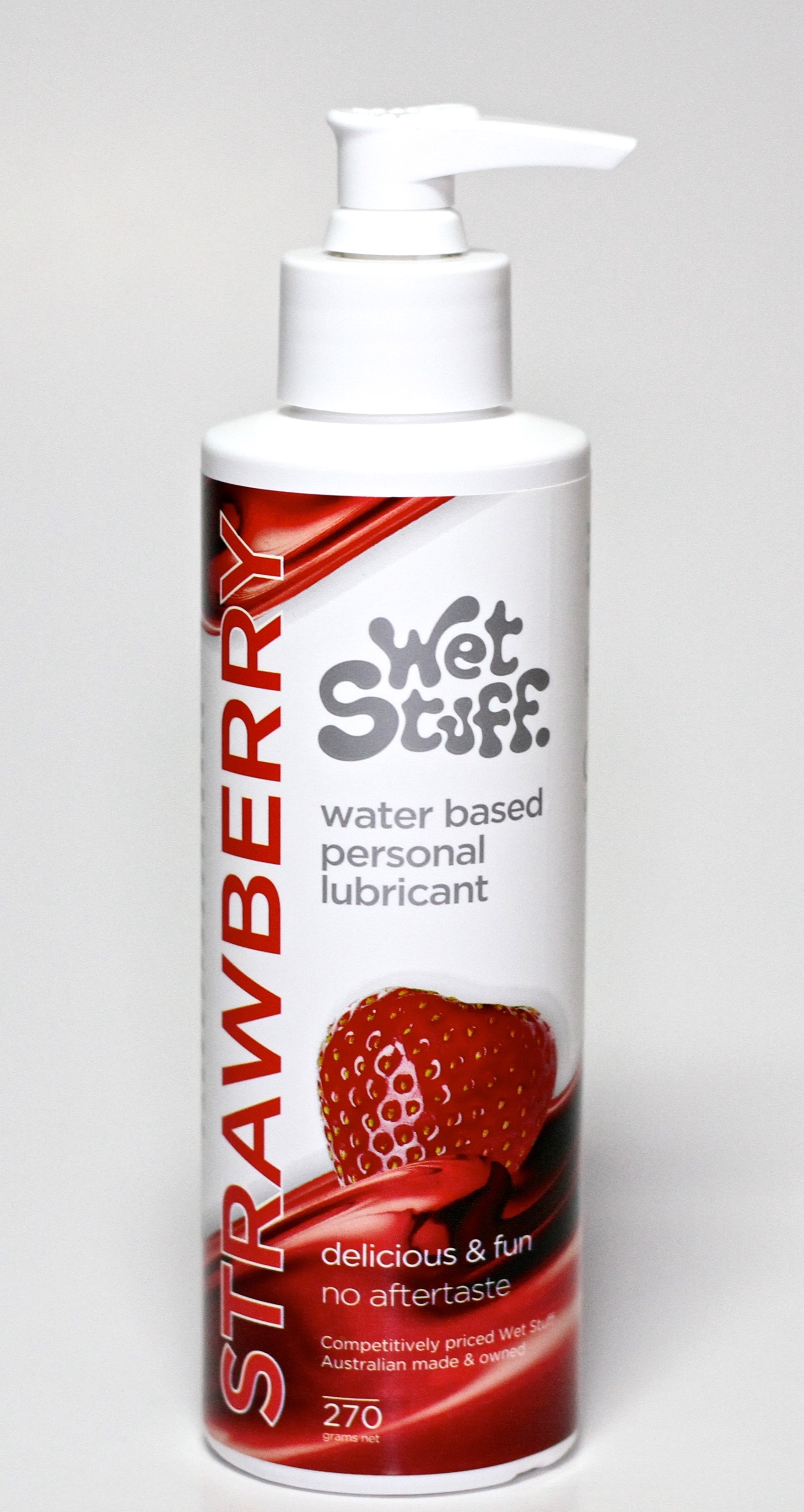Wet Stuff Strawberry — Wet Stuff - Australian personal lubricants for ...