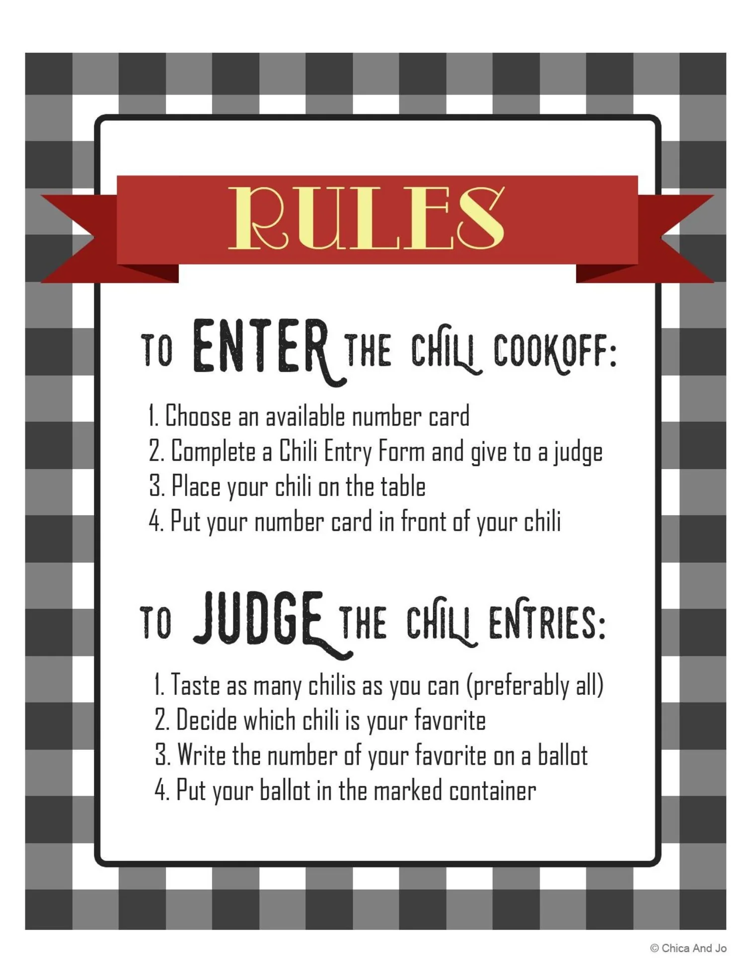 Chili Cook-Off — Las Cruces Church of Christ