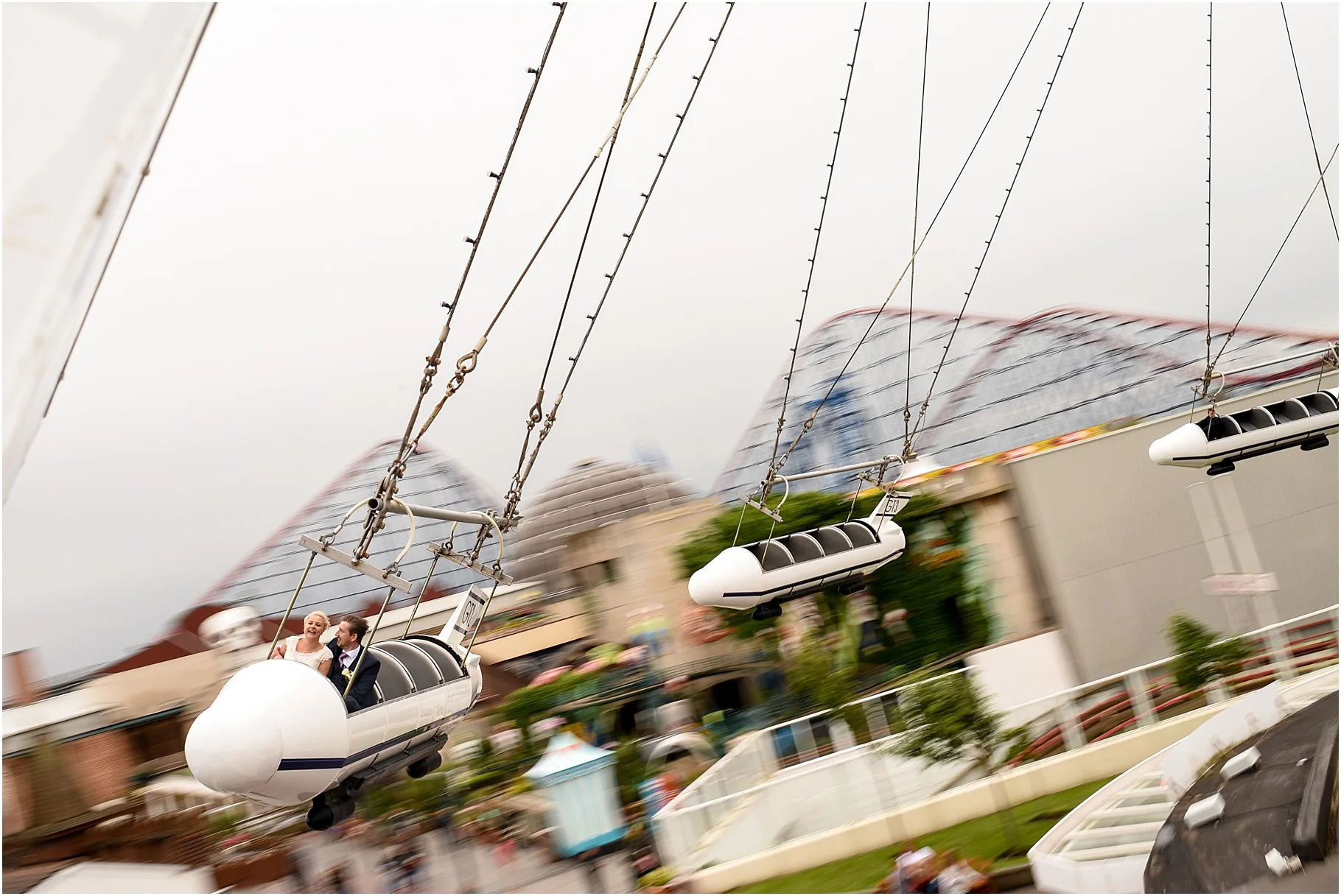 Blackpool Pleasure Beach Wedding Photography - Nic and Leanne — Dan ...