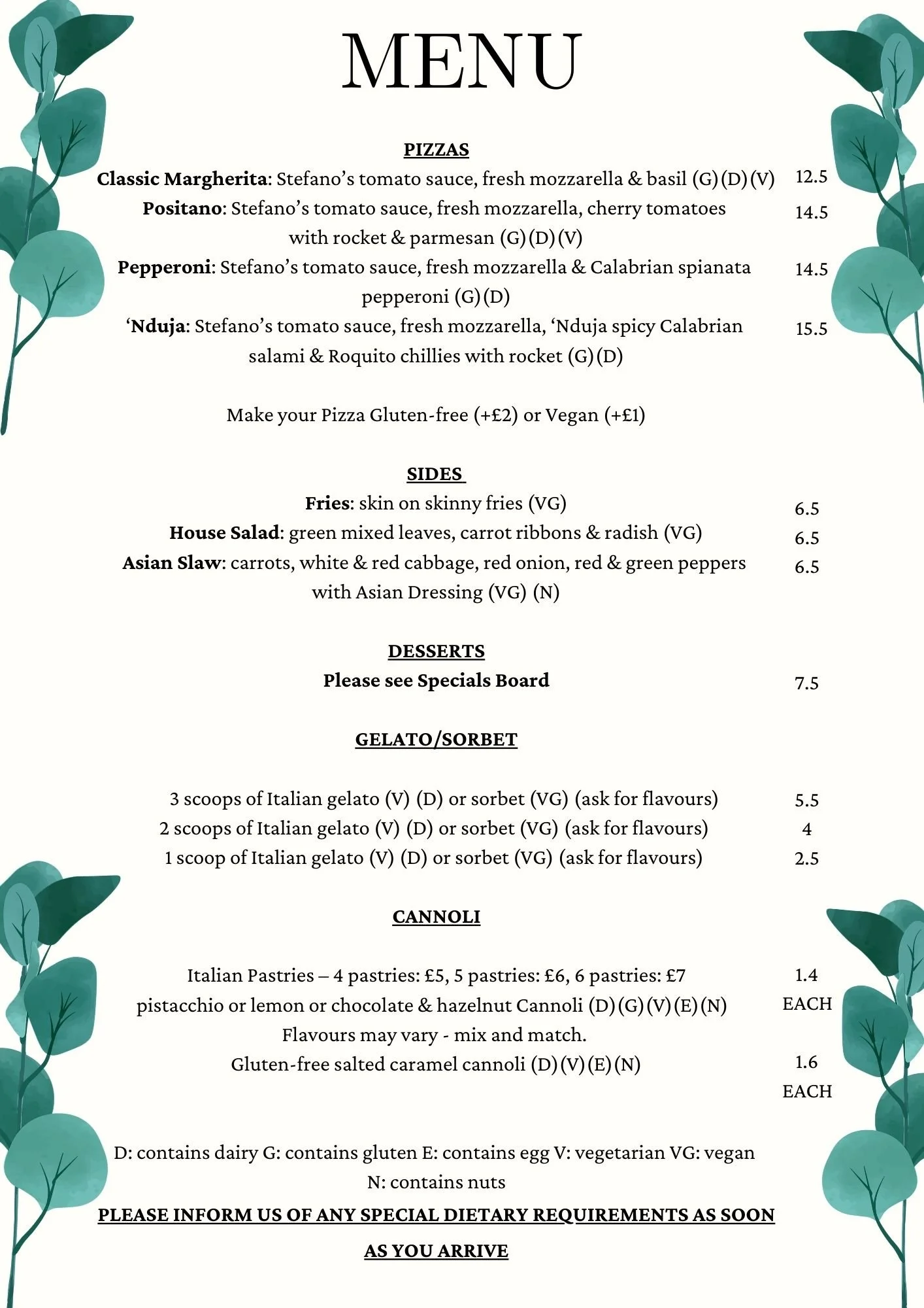 Food — The Pump House