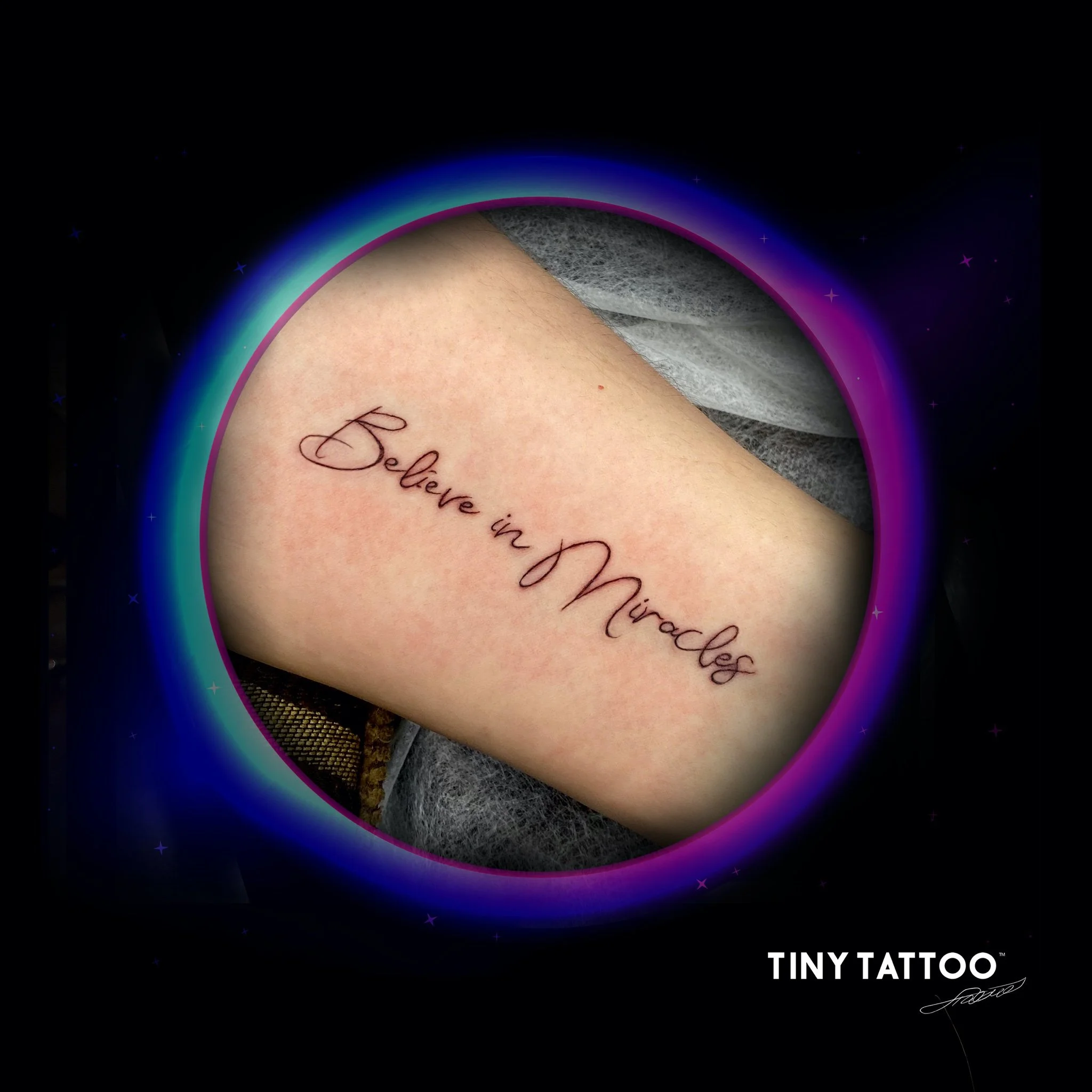 Believe In Miracles Tattoo