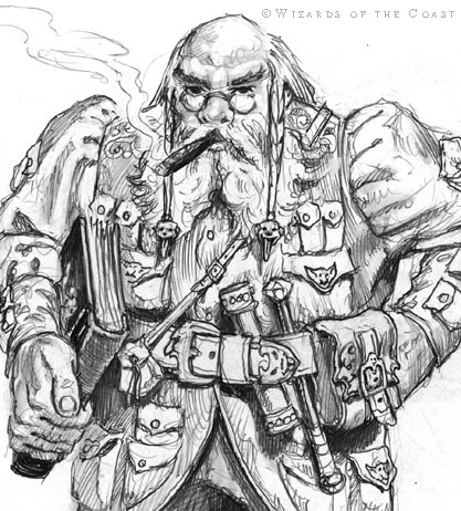 Dwarf Wizard — The Art of Todd Lockwood