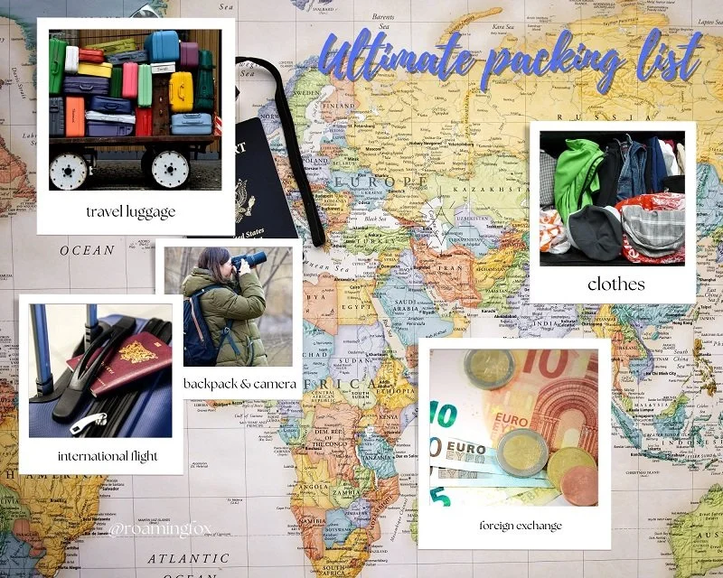 Ultimate packing list for international flights — Roaming Fox | Travel ...