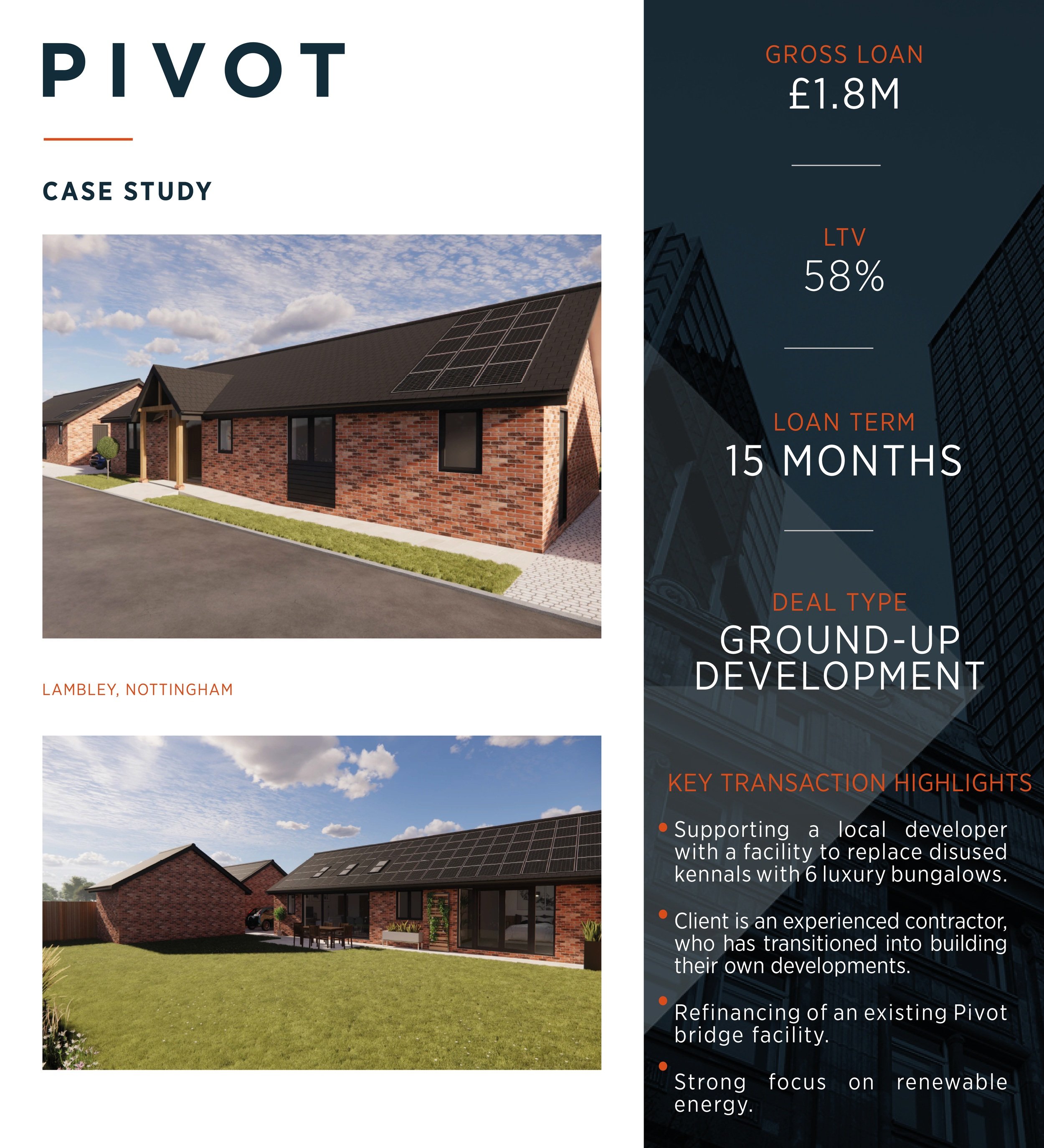 PIVOT | £1.8m Ground-Up Development in Nottingham