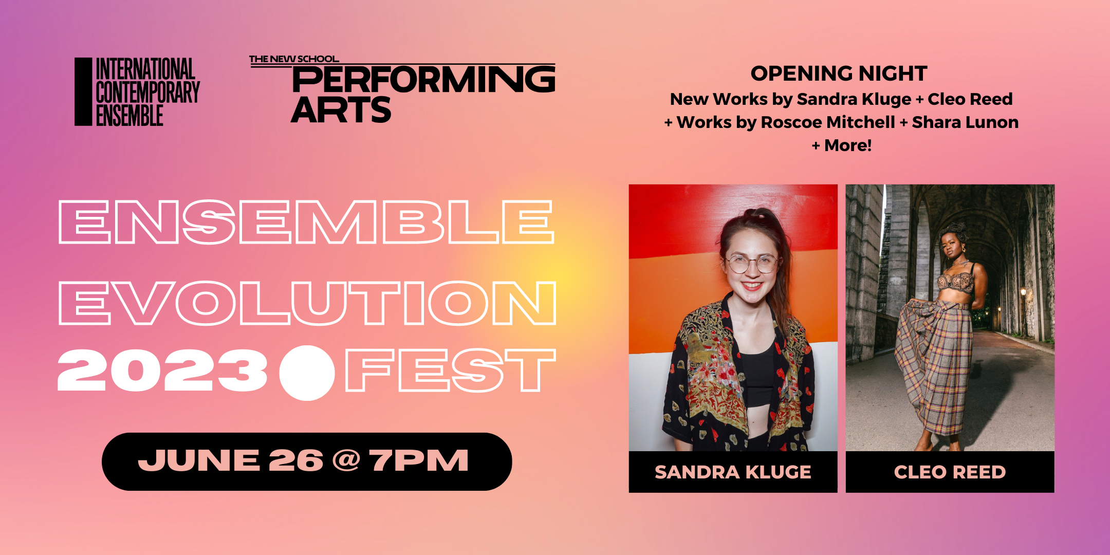 Upcoming Events — International Contemporary Ensemble