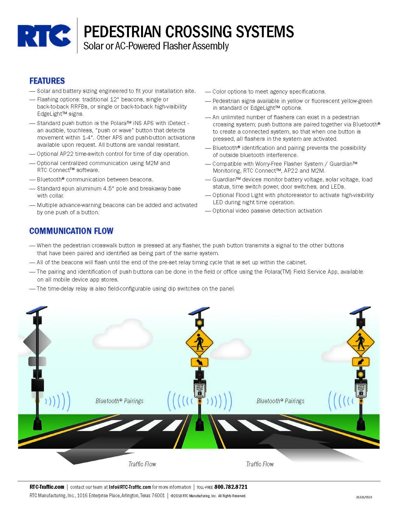 Pedestrian Crossing System — RTC Manufacturing, Inc.