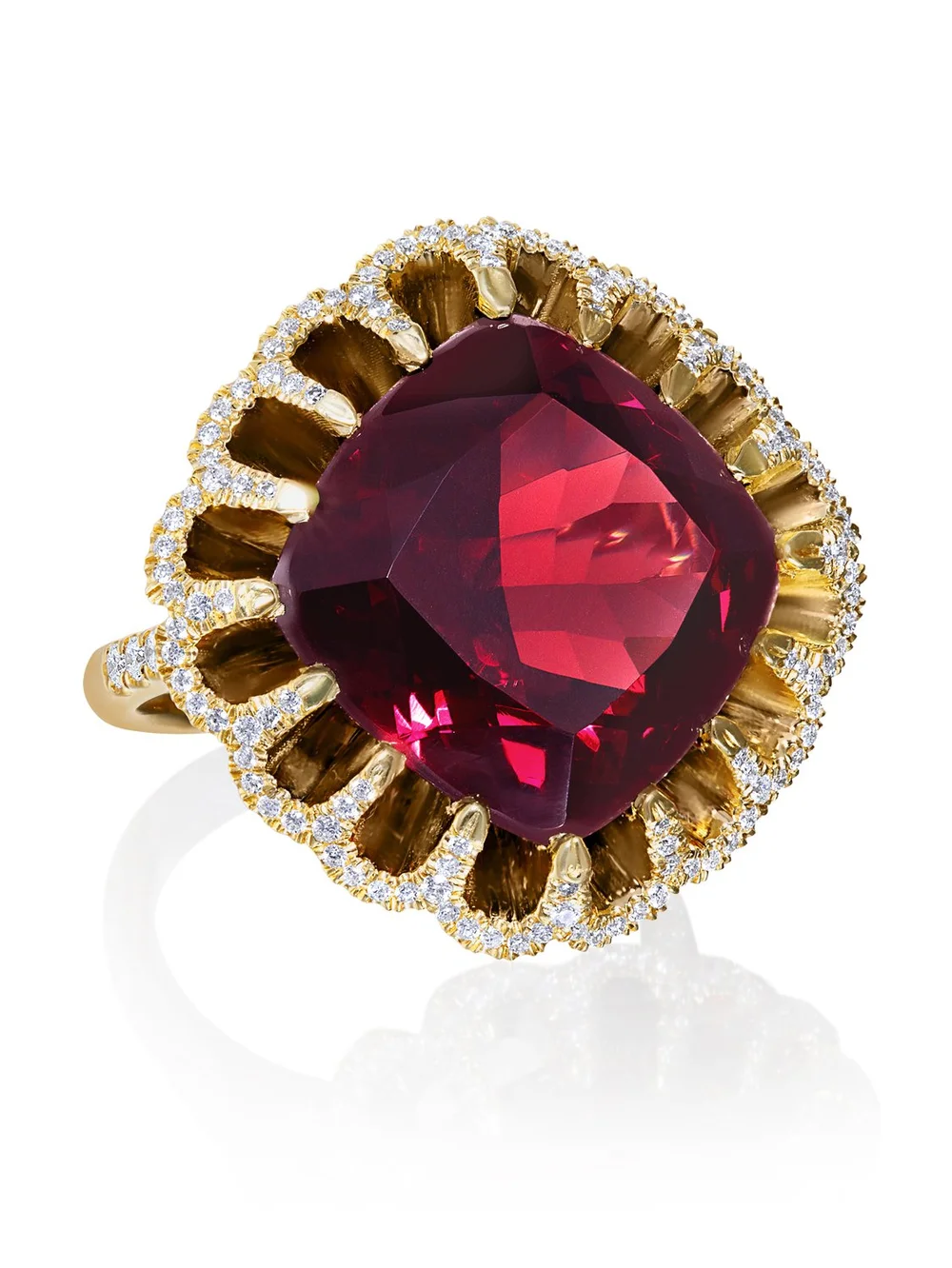 Rhodolite Garnet Ring