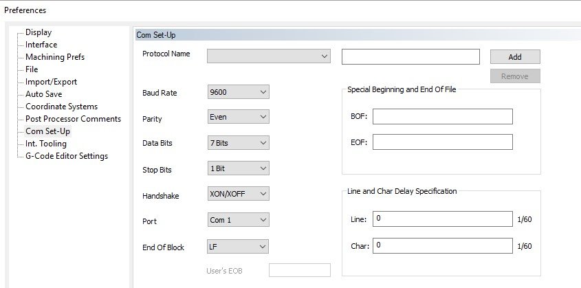 Setting-up Communications with GibbsCAM — Virtual Manufacturing Services