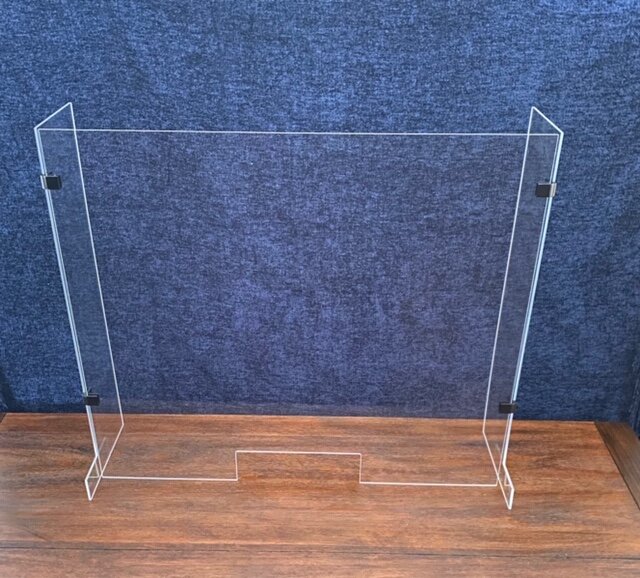 Sneeze Guard Plexi-Glass Barrier — Delta Glass NJ