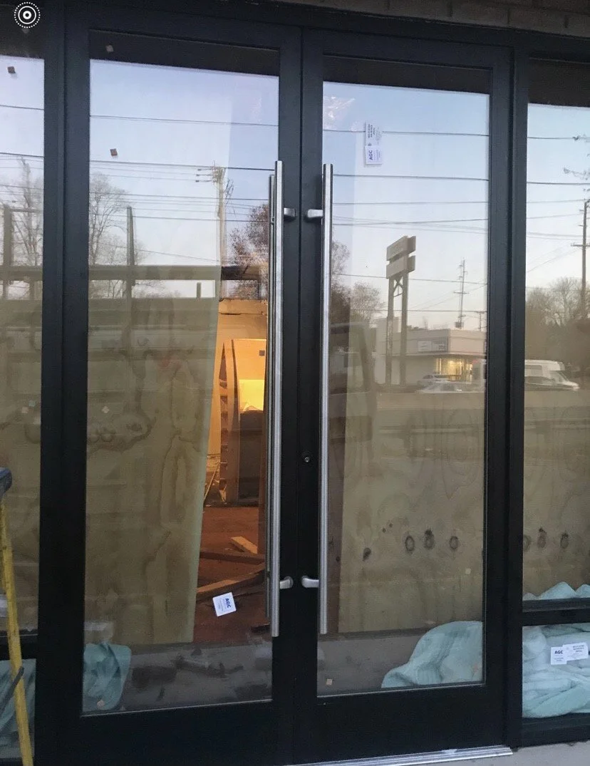 Commercial Glass Storefront Doors. Fast Installation Services. — Delta ...