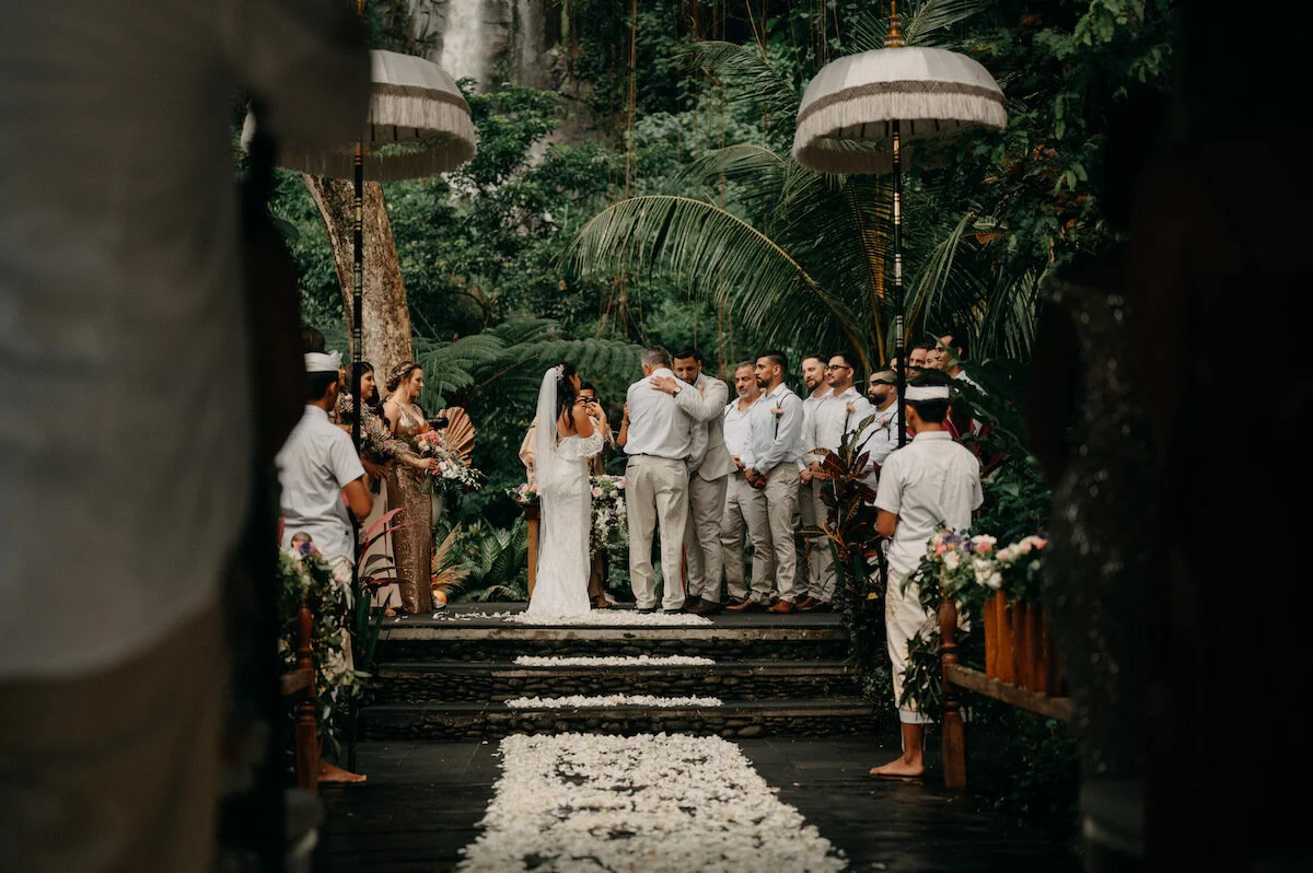 An Intimate Waterfall Wedding in Bali | Botanica Weddings