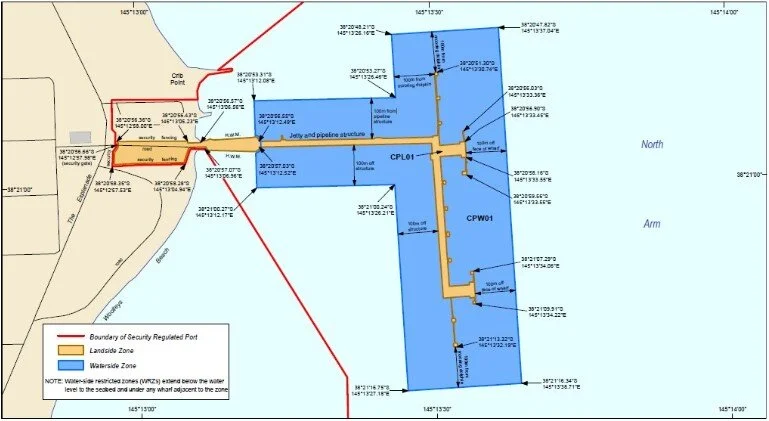 Water Restricted Zones — Port Of Hastings Corporation