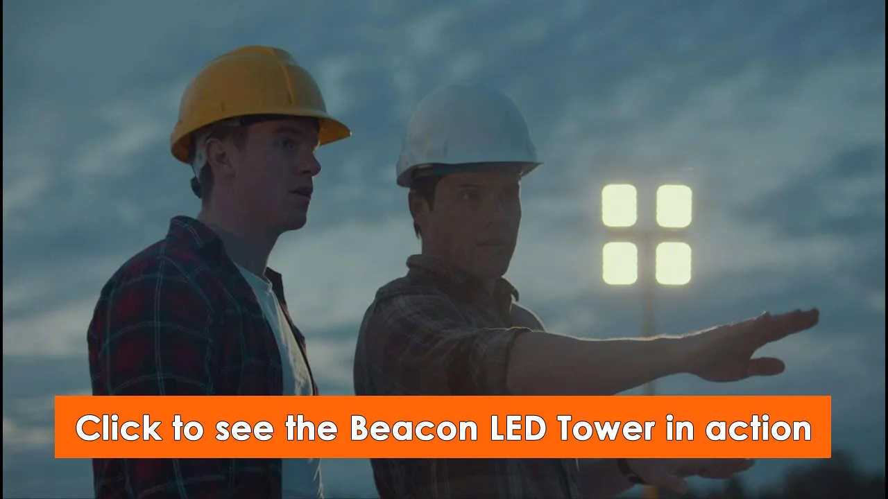 Temporary Sports Lighting — The Beacon LED Tower Light