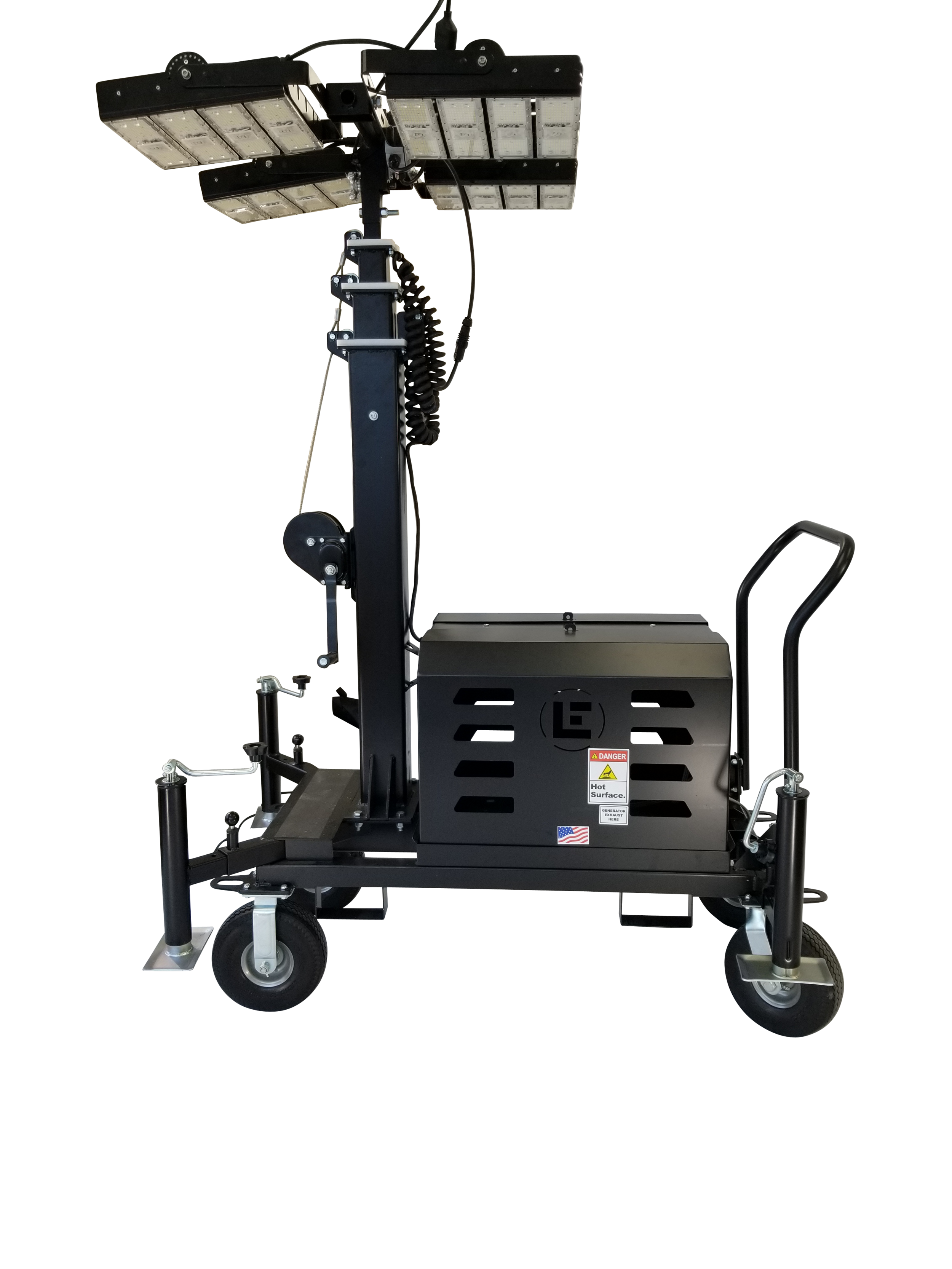 Temporary Sports Lighting — The Beacon LED Tower Light