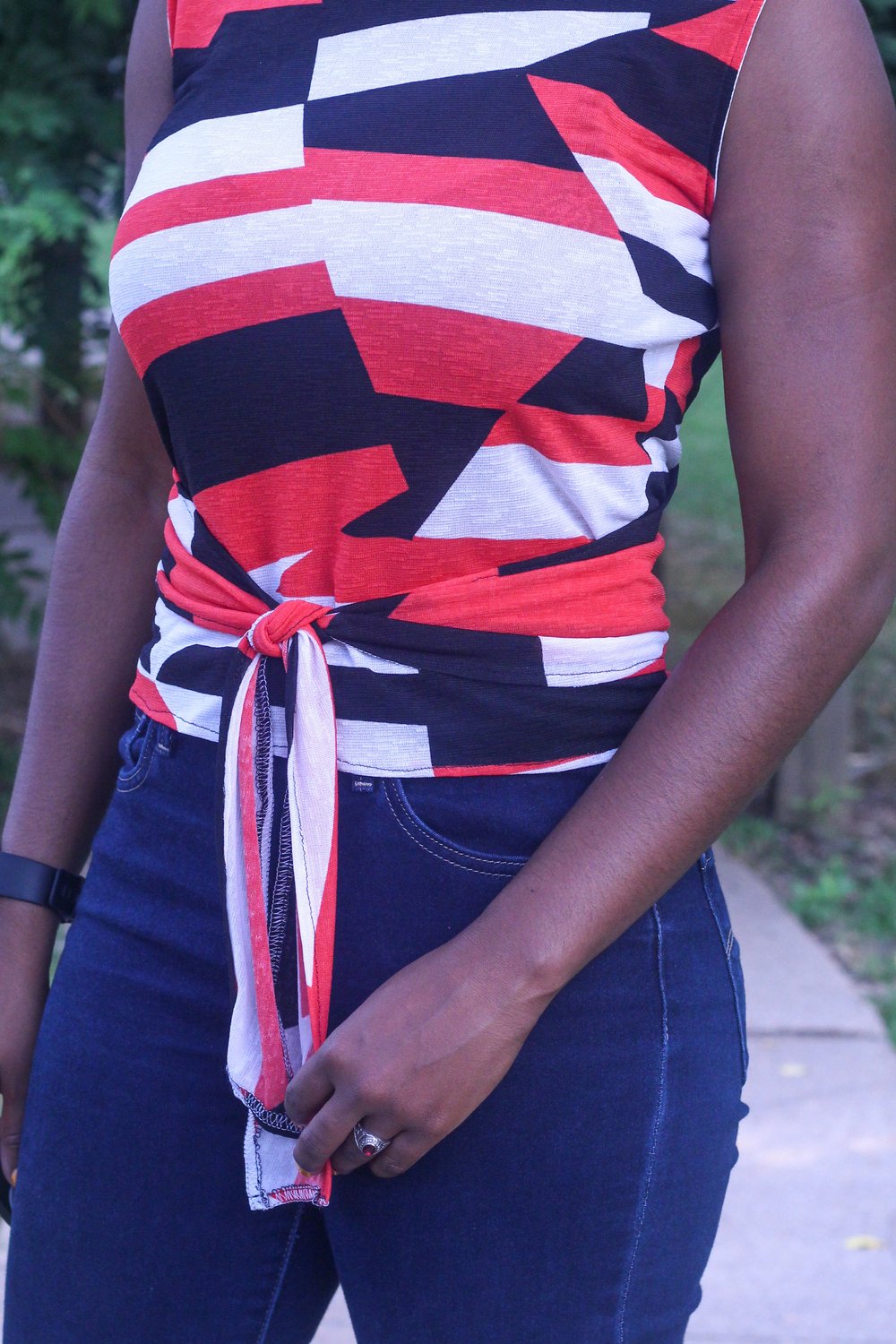 Geometric Wrap Top: New Look 6620 — strictstitchery