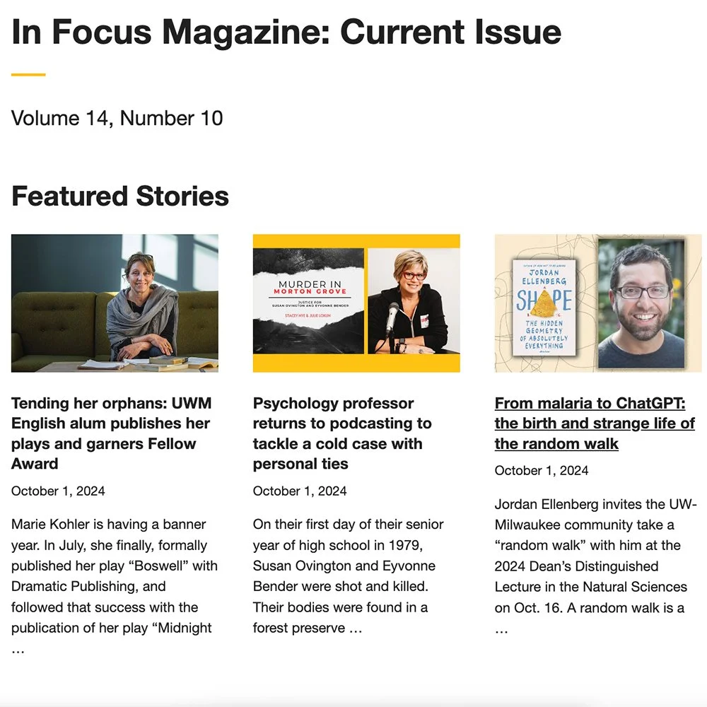 News & Media Updates — Marie Kohler