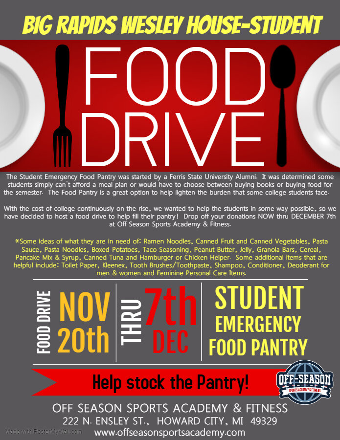 Food Drive Poster Ideas