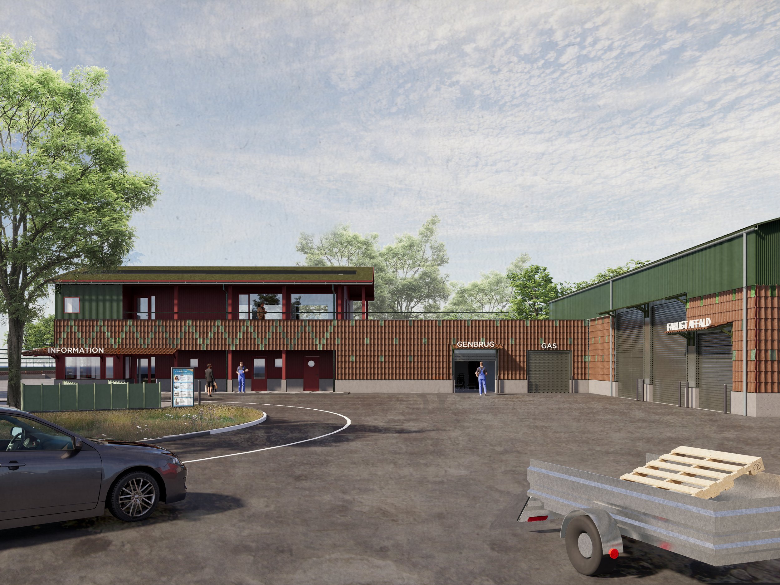 ERHVERV - Gladsaxe Genbrugsstation — BBP Arkitekter