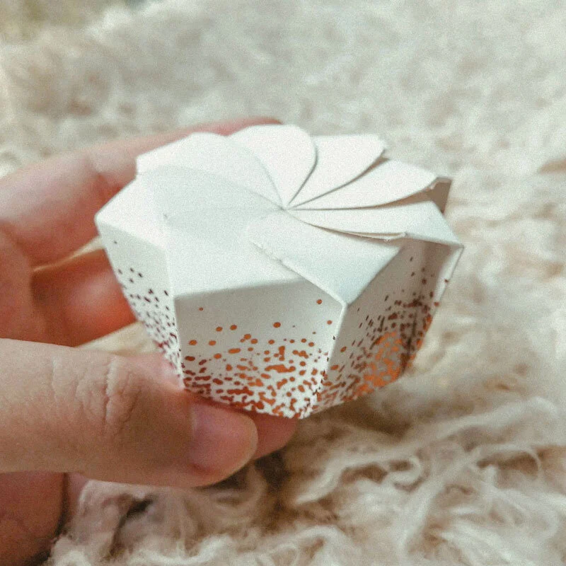Secure, Self-locking, Origami Magnolia Flower Packaging — Aphinitea ...