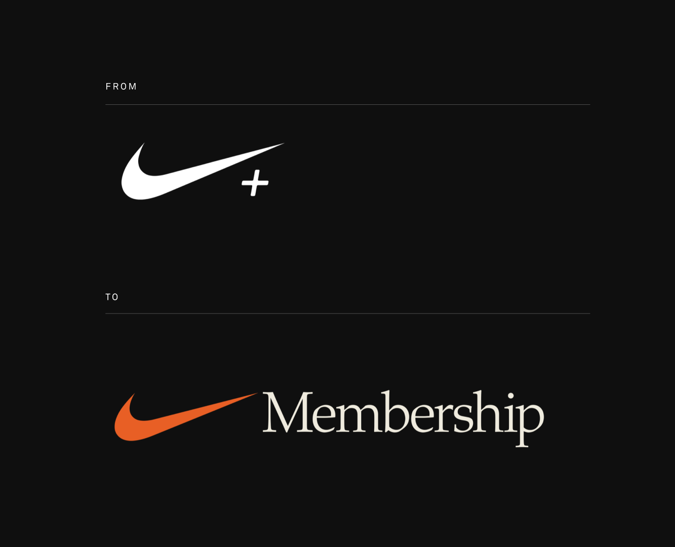 Nike Membership — Gretel