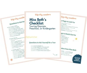 Miss Beth’s Checklist: Touring Daycare, Preschool, or Kindergarten ...
