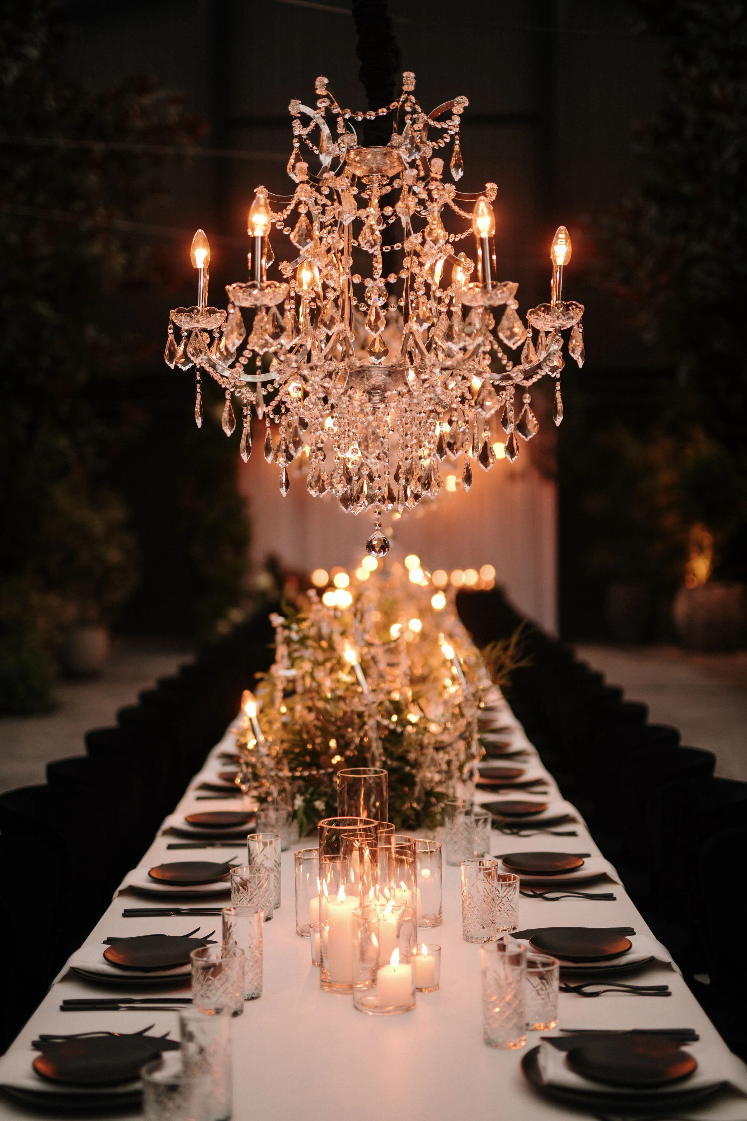 wedding lighting and draping — La Lumiere