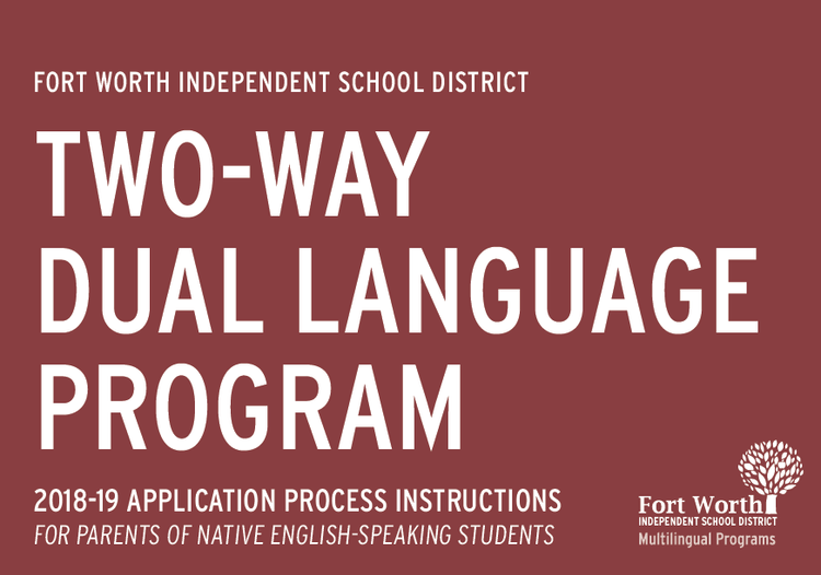 DUAL LANGUAGE APPLICATIONS — North Hi Mount Elementary PTA