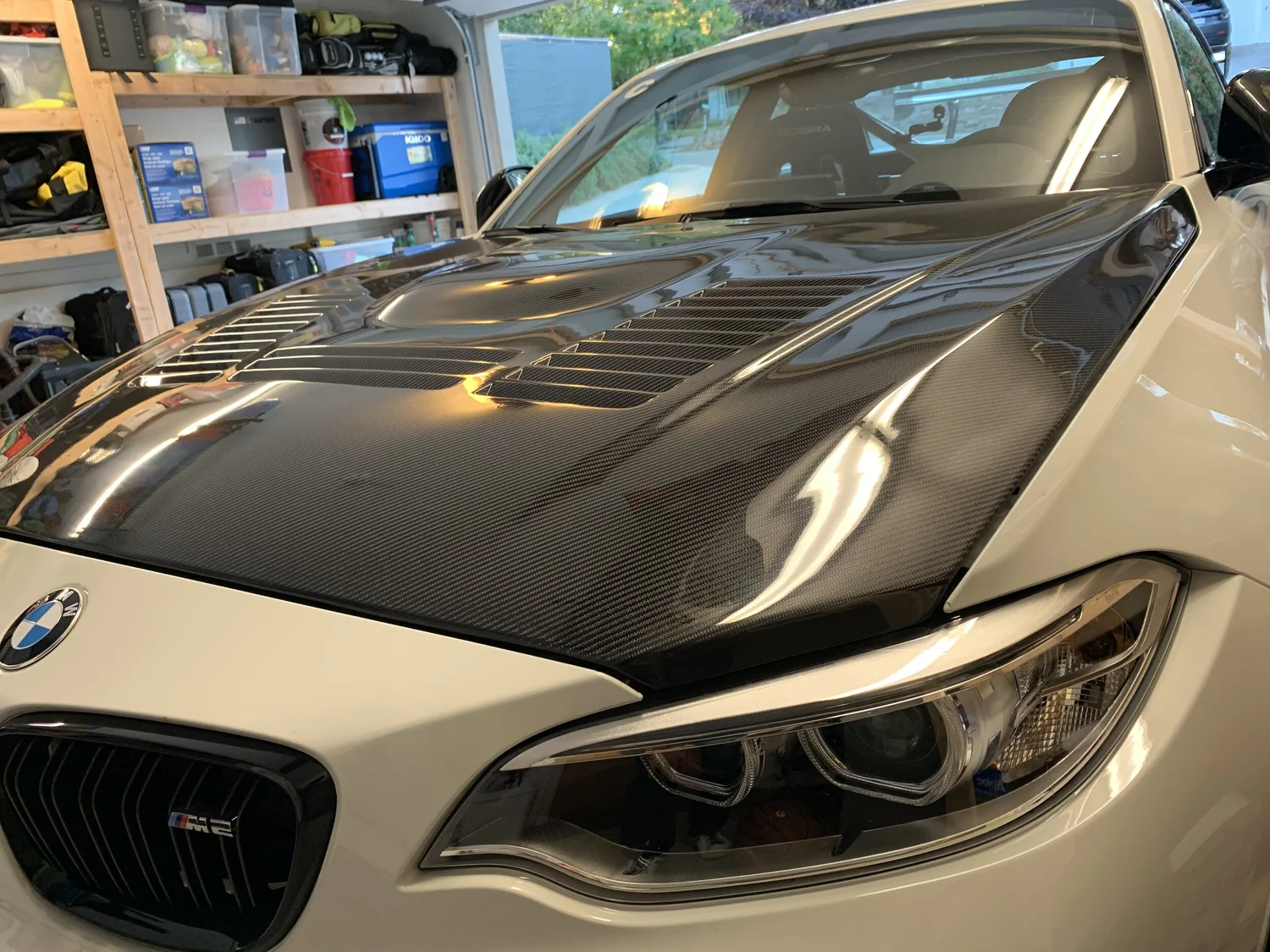 BMW M2 Build - Carbon Fiber Vented Hood — Silicon Valley Motor Club