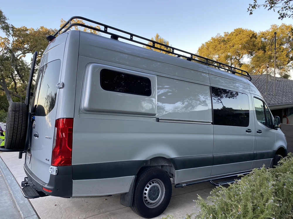 Sprinter Build - Roof Rack and Ladder — Silicon Valley Motor Club