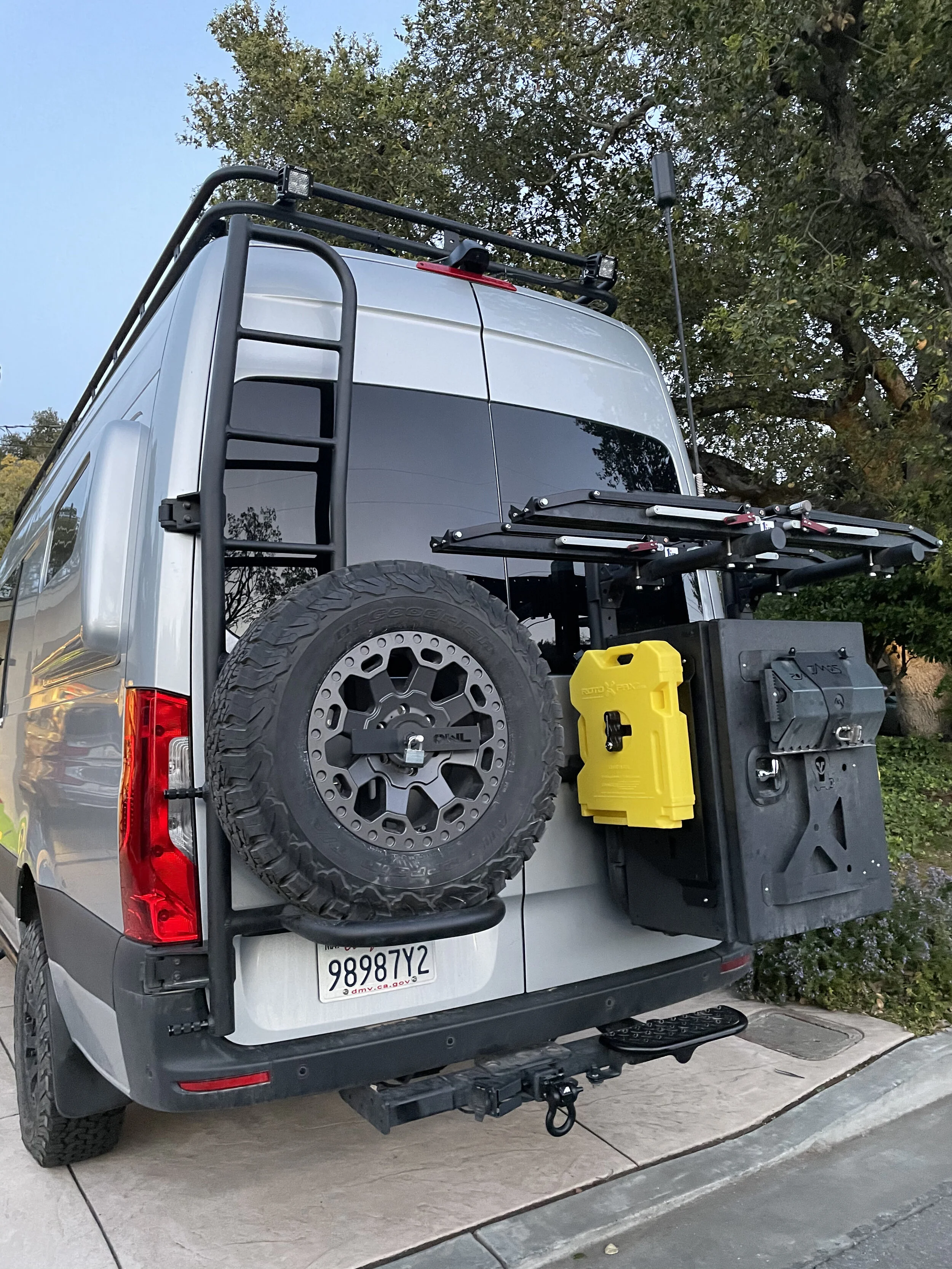 Sprinter Build - Storage Box and Bike Rack — Silicon Valley Motor Club