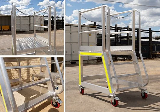 Access Platform Safety Ladders - Weld East Fabricators