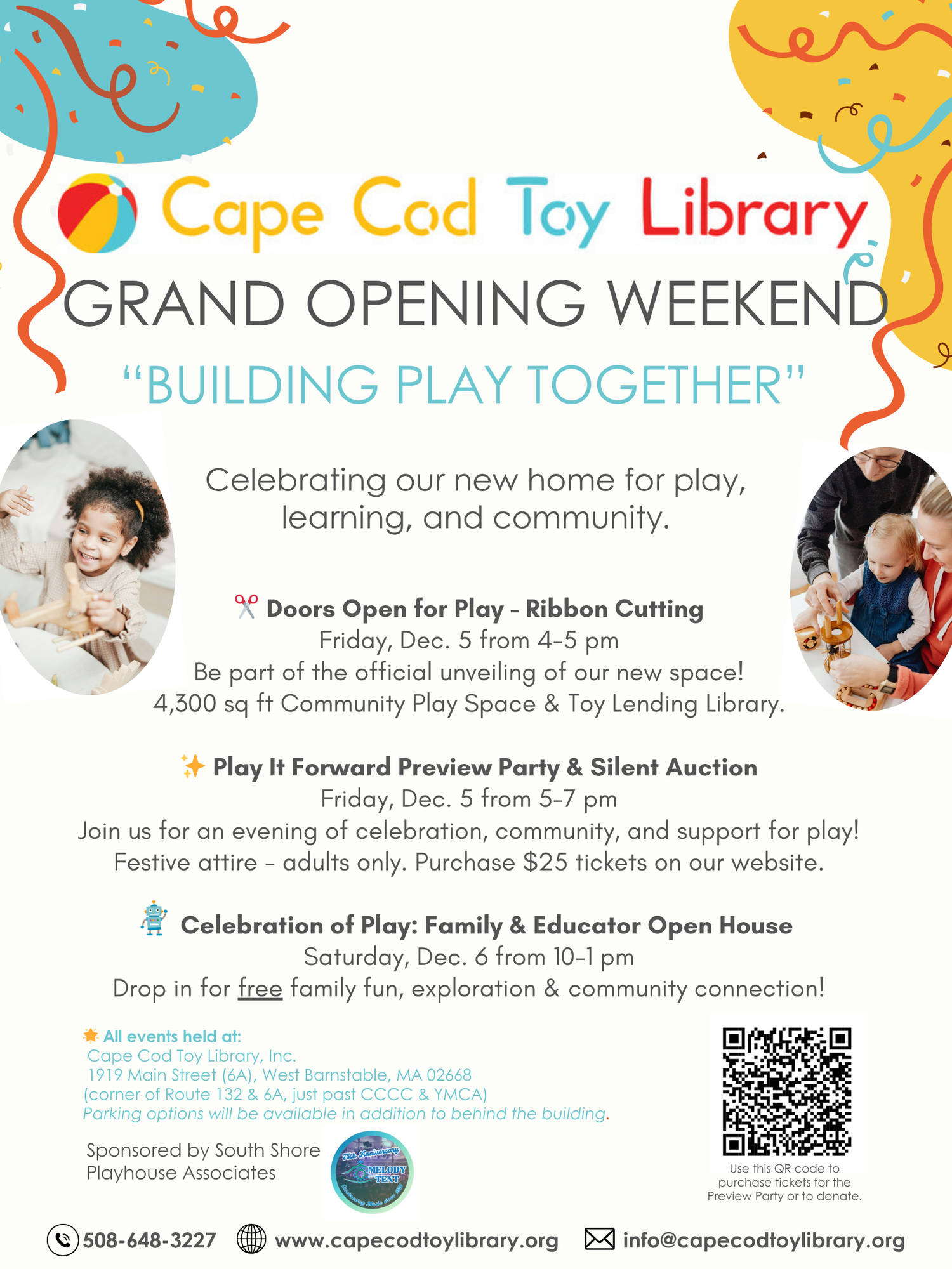 Grand Opening Weekend: Preview Party (adults only event) — Cape Cod Toy ...
